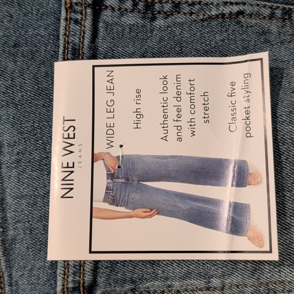 Nine West | Jeans | Nine West Womens Wide Leg Jean Medium Wash Multiple ...